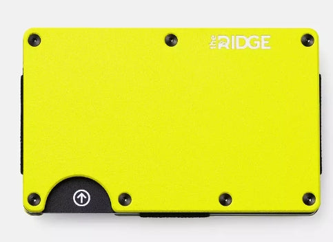 THE RIDGE- Hyper Lime Wallet with Cash Strap – Luka Life + Style