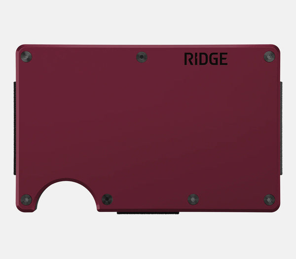 THE RIDGE- RFID Blocking Wallet in Black Cherry – Luka Life + Style
