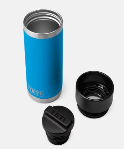 YETI- Rambler 18oz Bottle with Hotshot Cap in Big Wave Blue – Luka Life ...