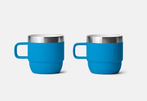 YETI- Rambler 6oz Stackable Mugs in Big Wave Blue – Luka Life + Style