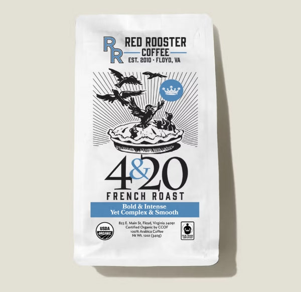 RED ROOSTER COFFEE Co. - 4&20 French Roast in Whole Bean – Luka Life ...