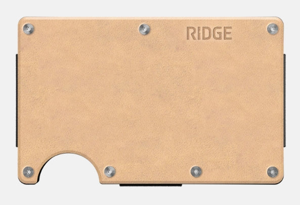 THE RIDGE- Natural Leather Wallet with Cash Strap – Luka Life + Style