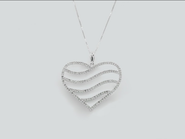 LUKA DIAMONDS- Heart Pendant w/Chain – Luka Life + Style