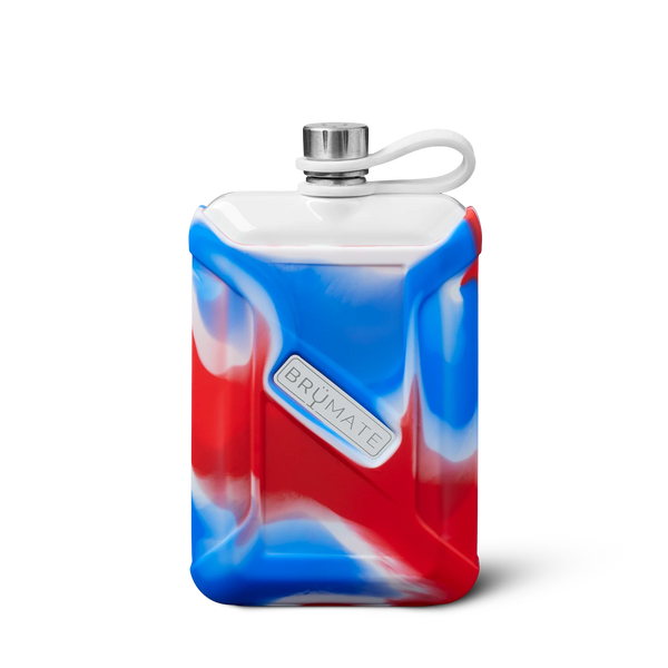 BRUMATE- Liquor Canteen in Red, White, and Blue Swirl 8oz – Luka Life ...